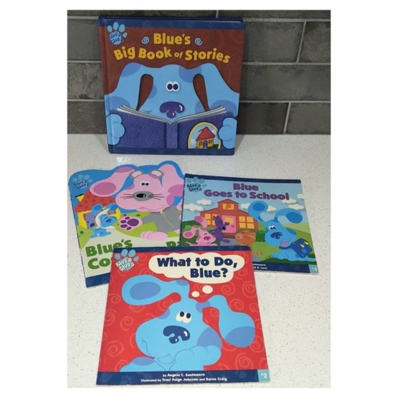 Blue's Clues | Other | Blues Clues 4 Book Bundle Hardcover Treasury 3 ...